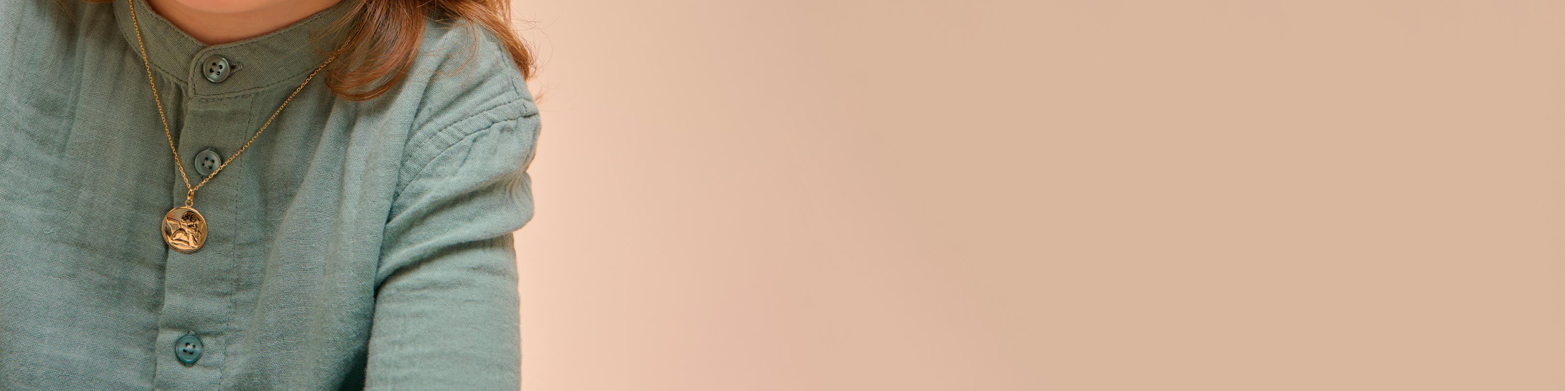 Angel baptism medal - Arthus Bertrand - Artisan jeweller since 1803